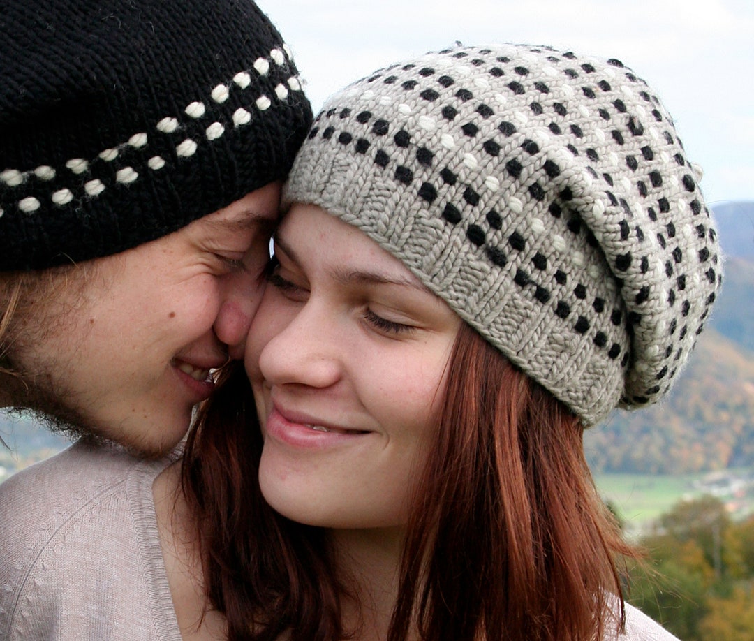 Lana Merino Handmade Fair Trade Slouchy Beanie Flop Sombrero de ...