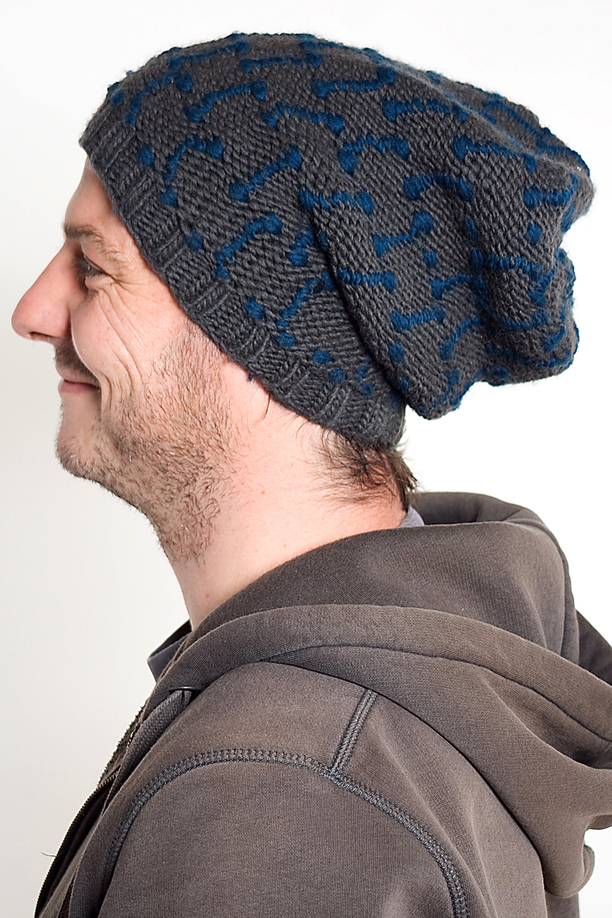 Merino wool handmade fair trade slouchy beanie 2 flop winter | Etsy