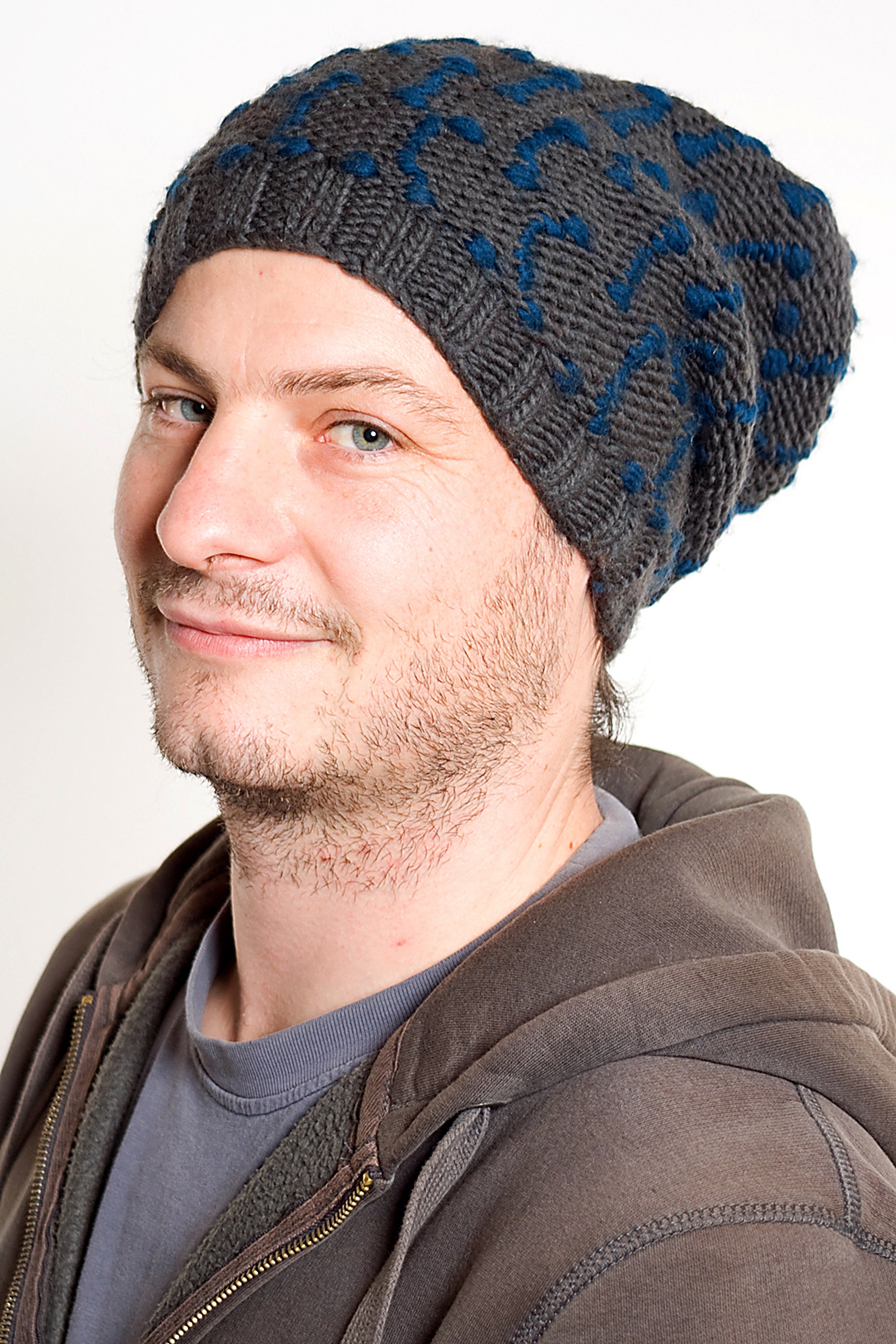 Merino Wool Handmade Fair Trade Slouchy Beanie 2 Flop Winter Hat ...