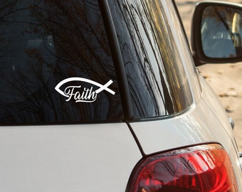 Christian Fish Stickers - Etsy