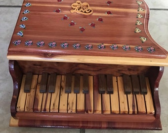 Handmade Wooden Piano Box - Etsy