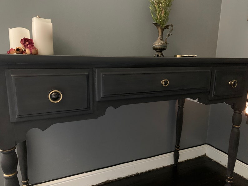 Sold. Example Only..refinished Vintage Writing Desk - Etsy