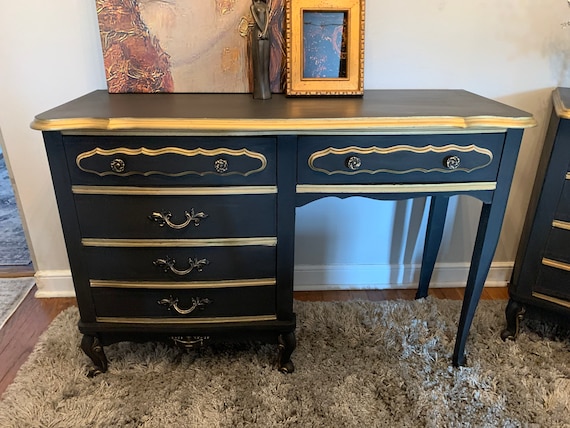 Sold. Example of Work. French Provincial Desk With Matching - Etsy