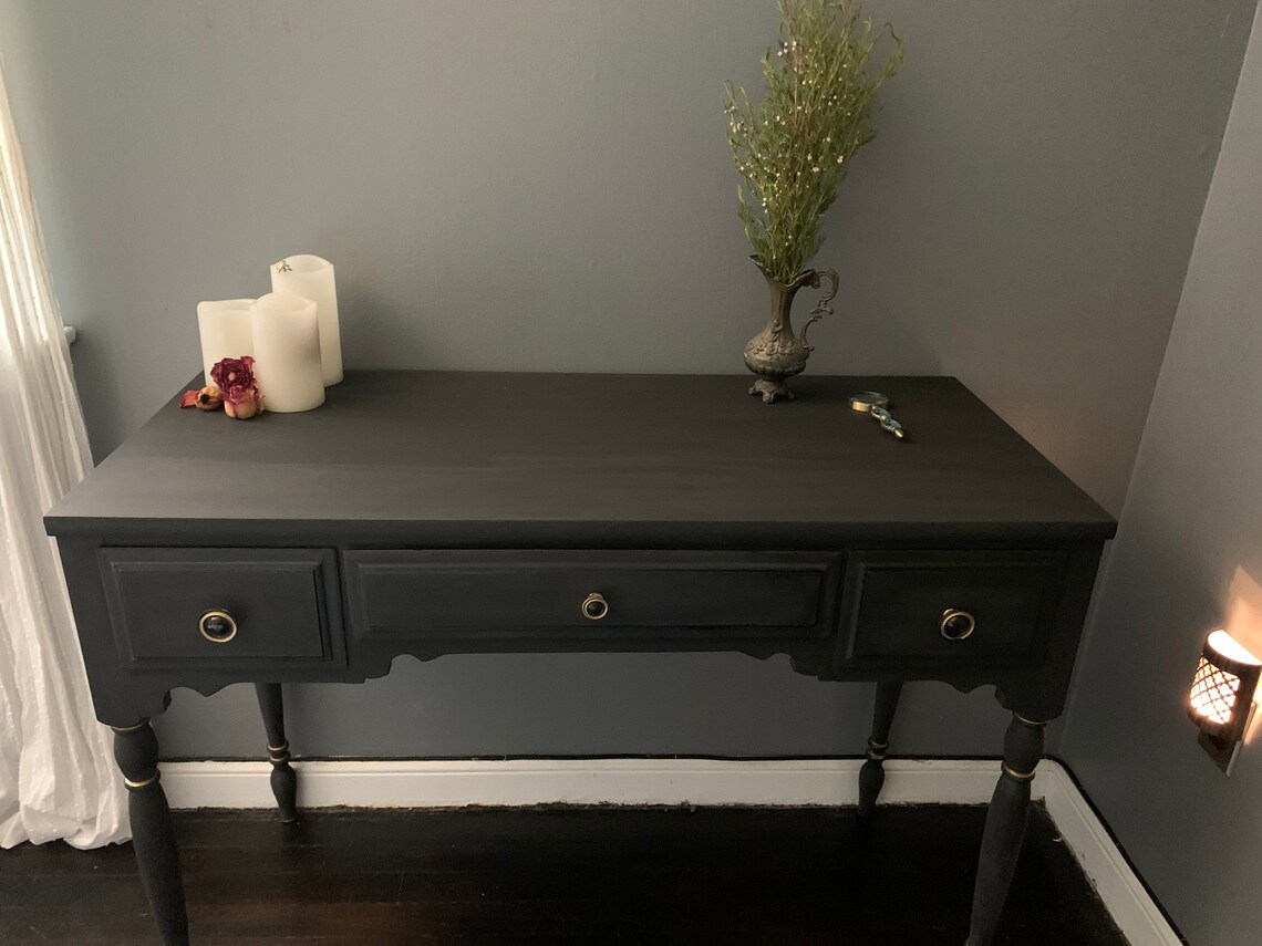 Sold. Example Only..refinished Vintage Writing Desk - Etsy