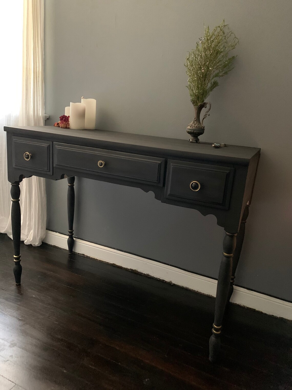 Sold. Example Only..refinished Vintage Writing Desk - Etsy