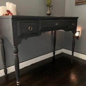 Sold. Example Only..refinished Vintage Writing Desk - Etsy