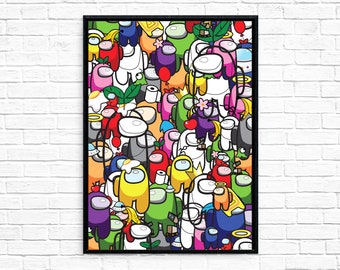 Among Us Inspired Painting - Etsy