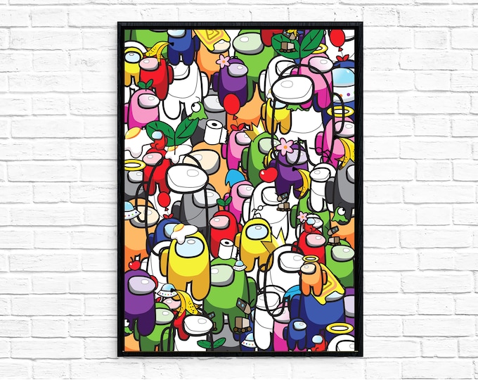 Among Us Inspired Painting - Etsy