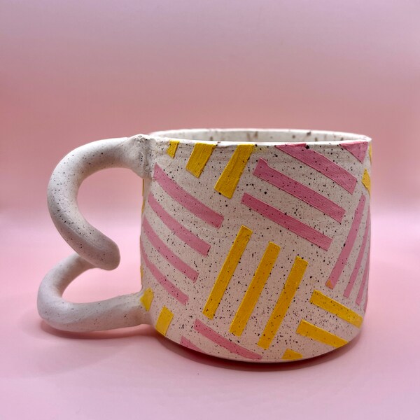 Striped Mugs - Etsy
