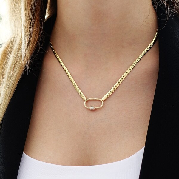 Diamond Lock Charm - Etsy