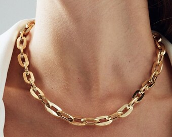 Thick Chunky Chain - Etsy