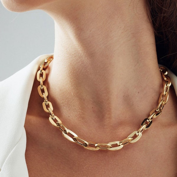 Thick Chunky Chain - Etsy