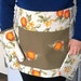 Orange Tree Half Apron and Oven Mitt Set Orange Waist Apron - Etsy