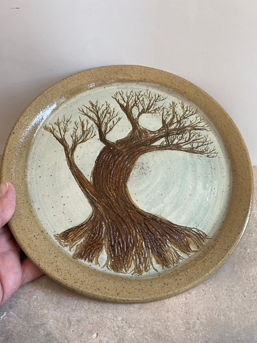 Ceramic Tree Plate - Etsy