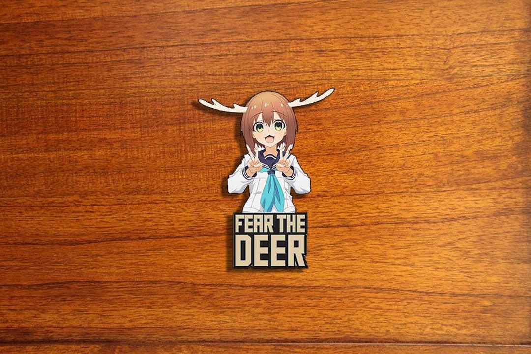 My Deer Friend Nokotan Noko Shikano Fear the Deer Glossy Meme Sticker ...