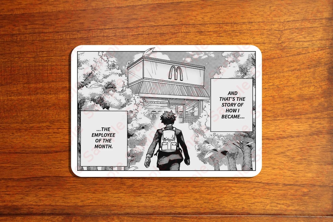 MHA Deku Epilogue Manga Style Meme Sticker - Etsy