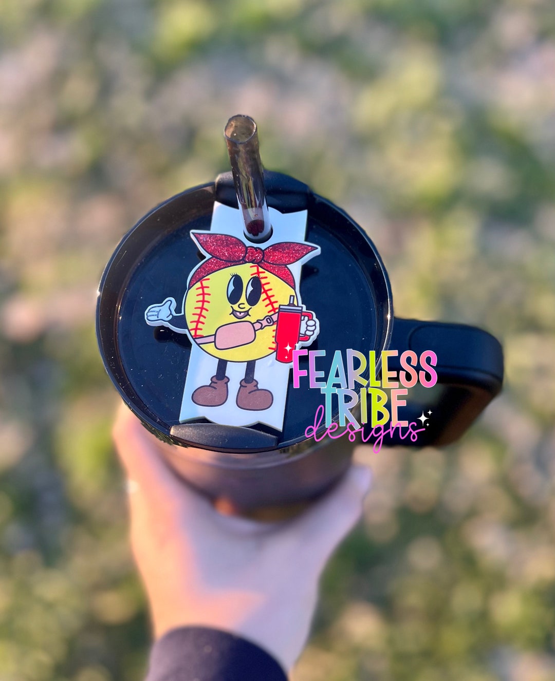 Basic Sports Topper - Boujie Sport Cup Topper - Basice Ballpark Cup ...