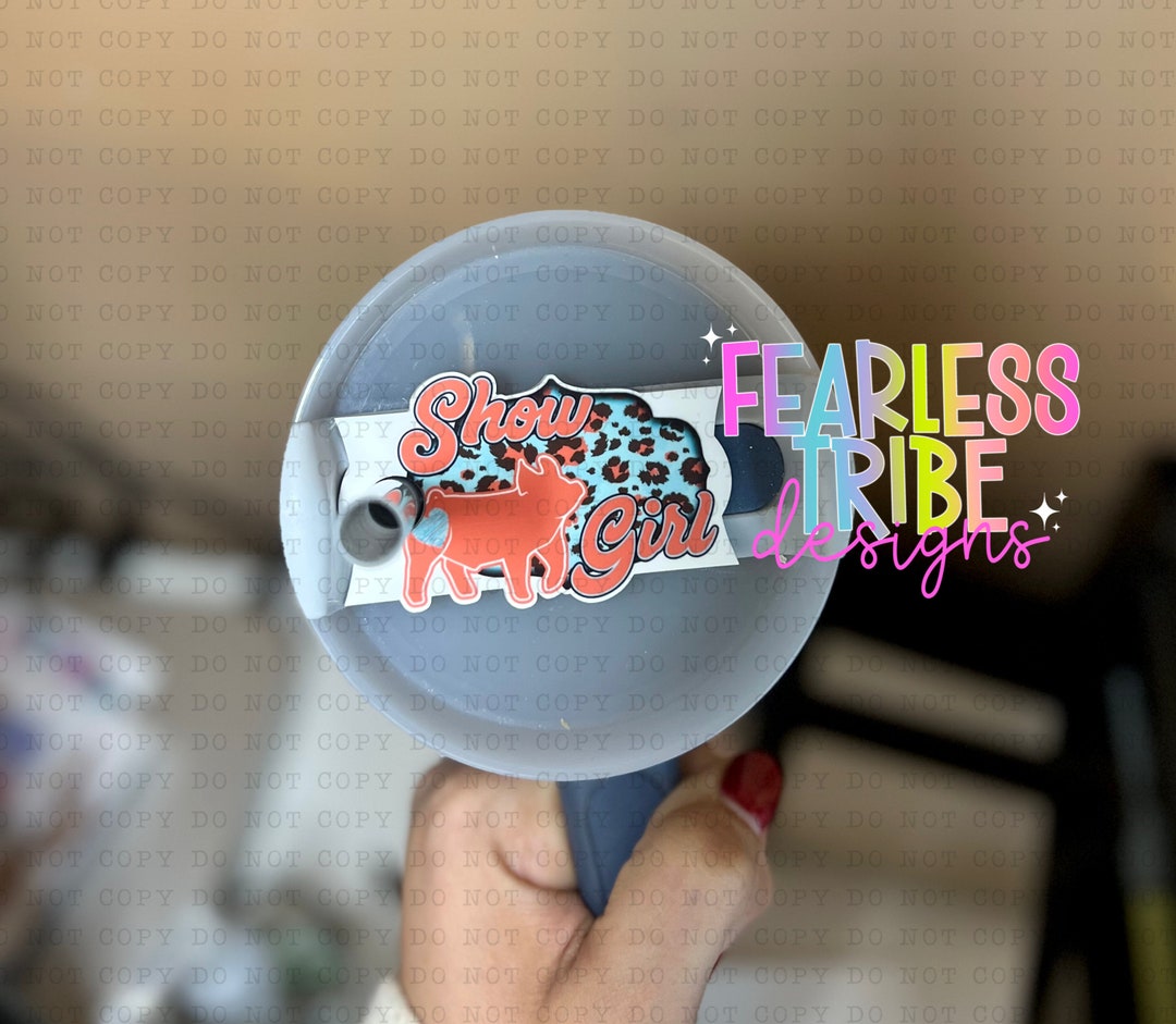 Show Pig - Show Girl Cup Topper - Pig Topper - - Etsy