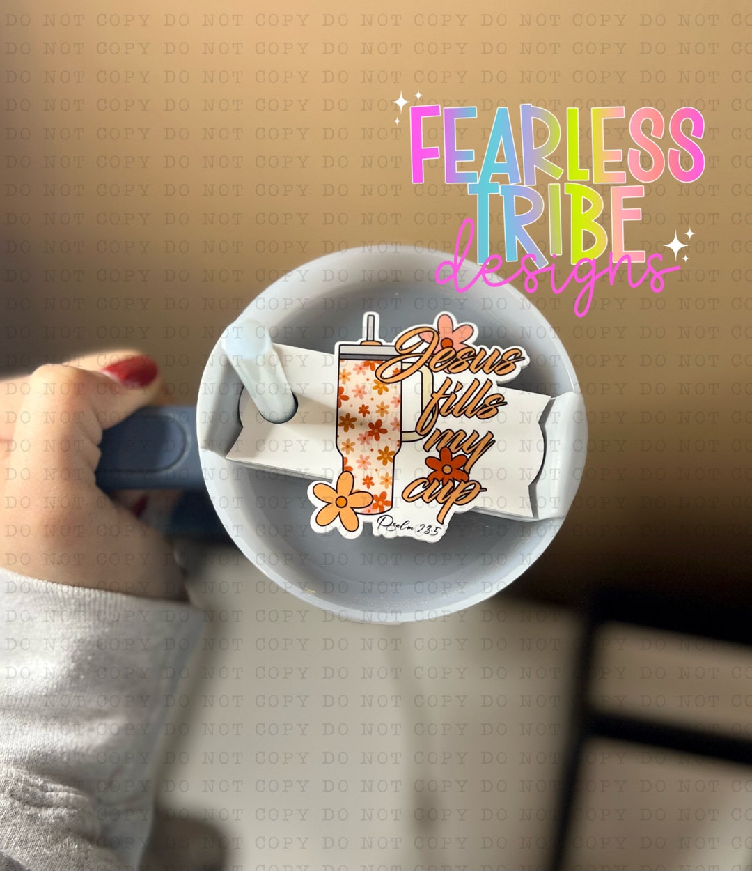 Jesus Fills My Cup Topper Jesus Fills My Cup, Cup Topper Christian Cup ...