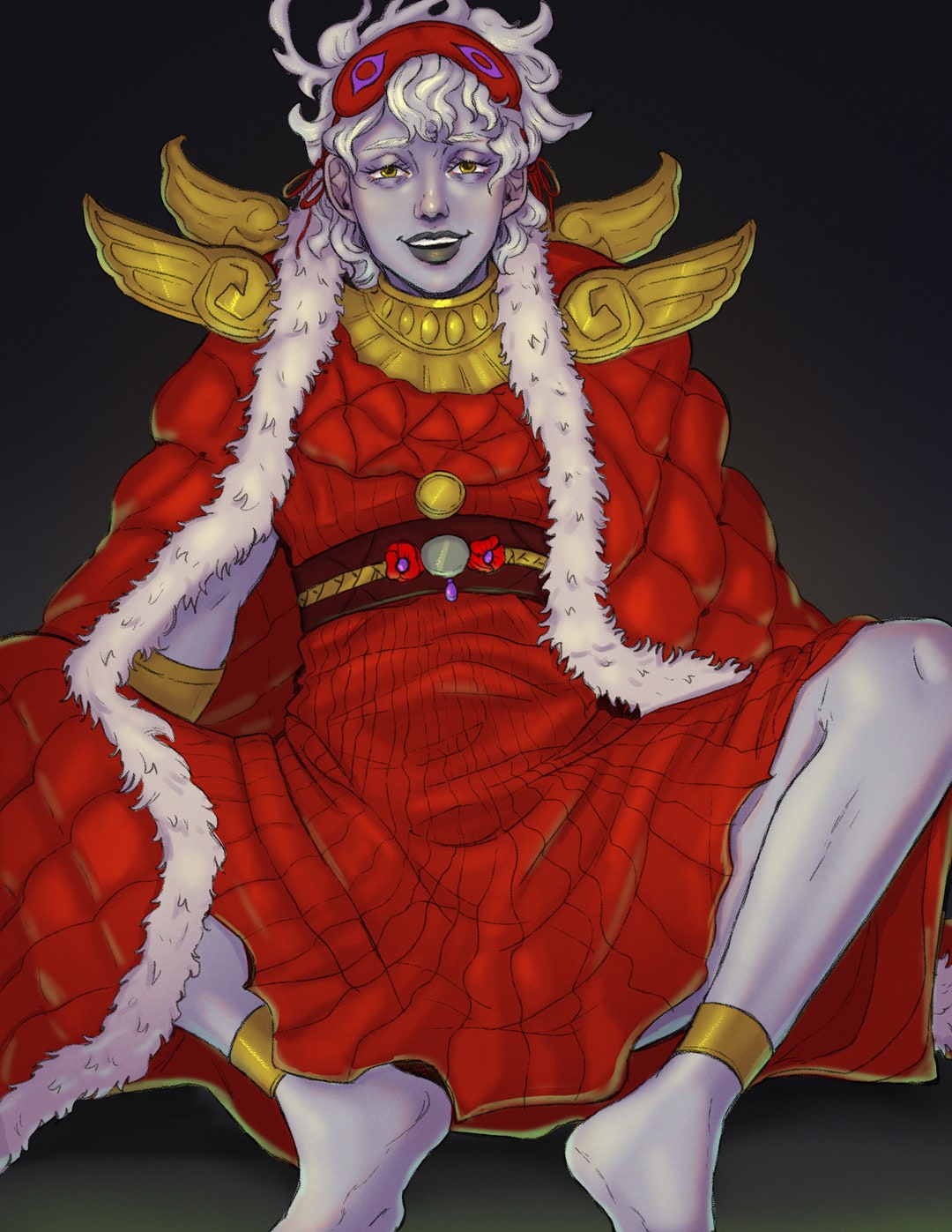 Hypnos Hades Game Inspired Art Print - Etsy