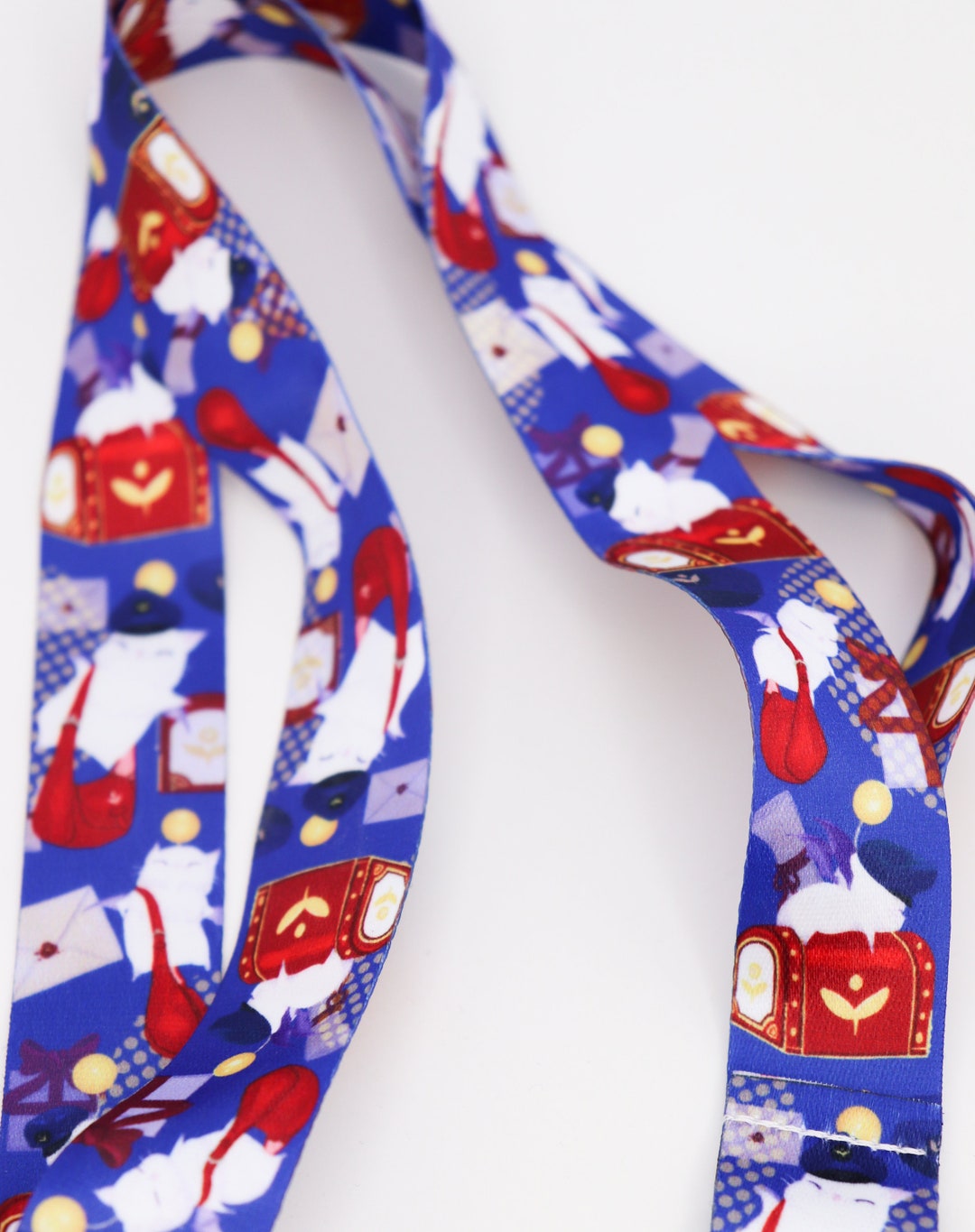 FFXIV Cute Mail Moogle Lanyard With Lobster Claw - Etsy