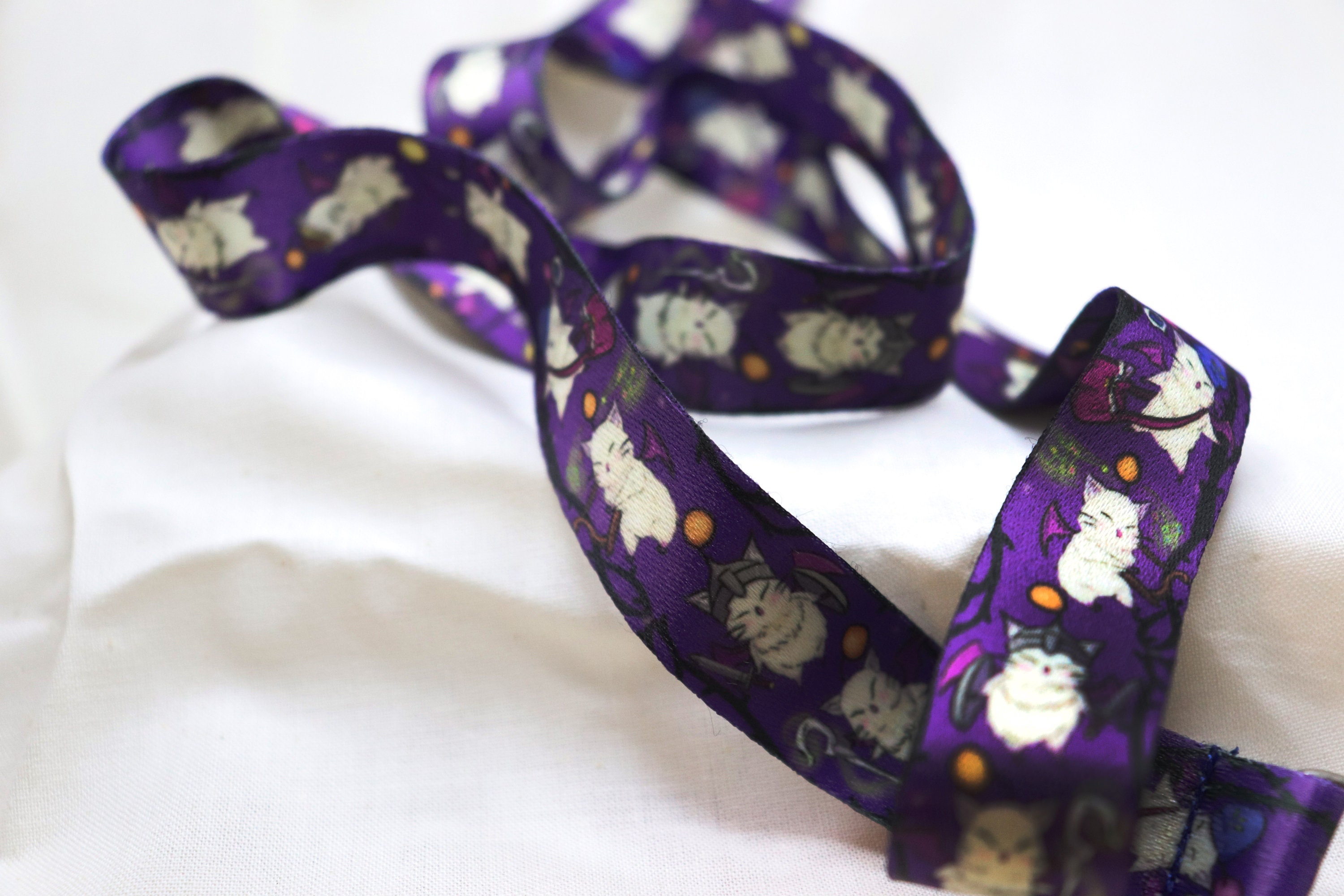 Purple FFXIV Final Fantasy Moogle Lanyard - Etsy