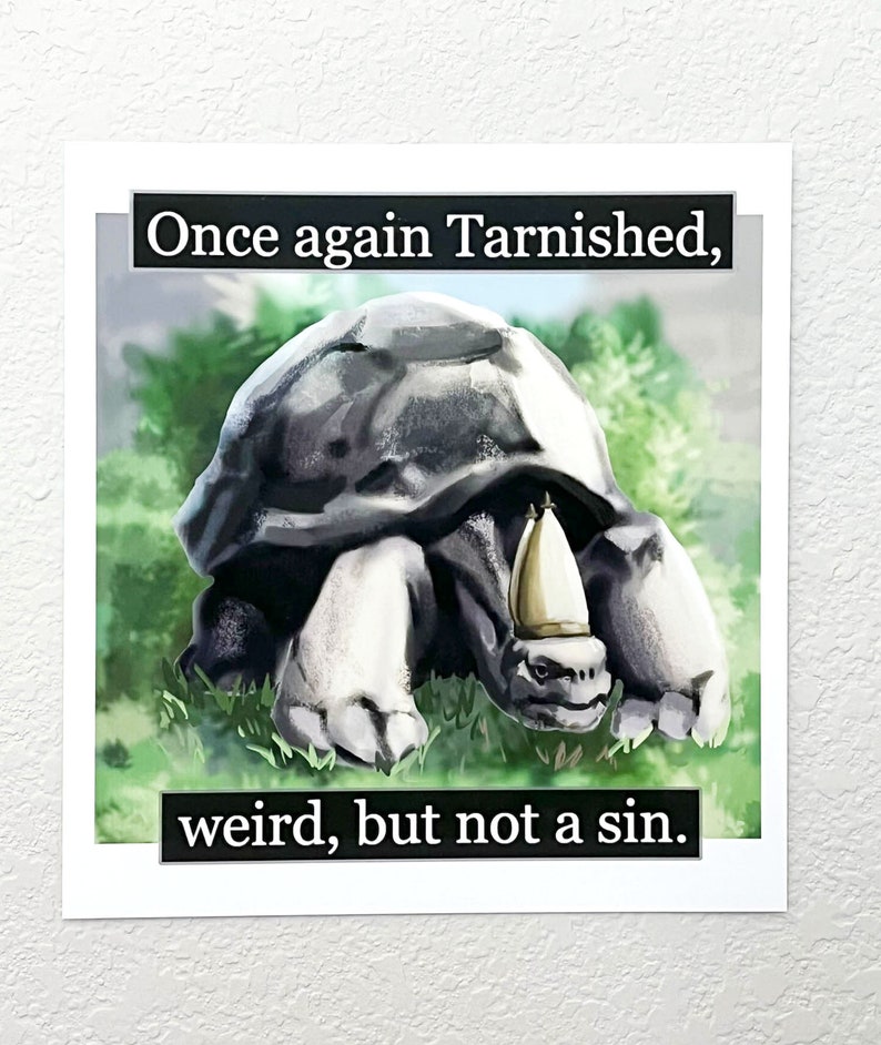 Miriel Elden Ring Turtle Pope Print - Etsy