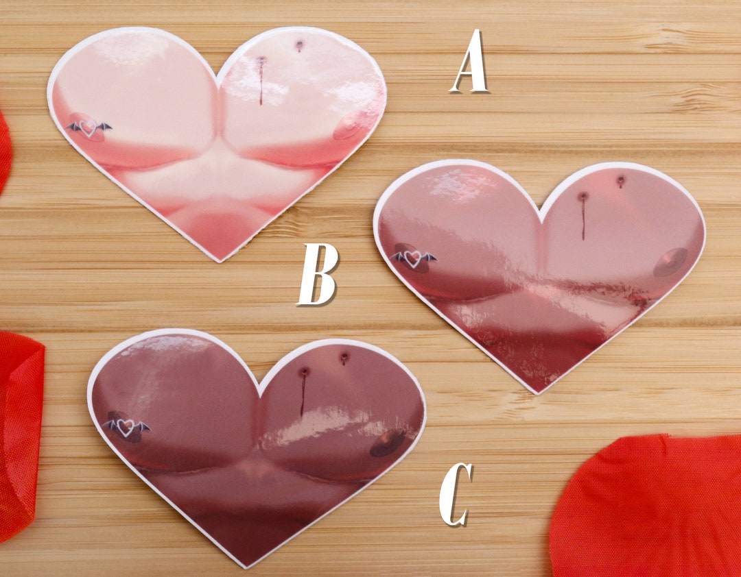 Vampire Himbo Bara Chest Trans Masc Edition 3" Vinyl Stickers /anime - Etsy