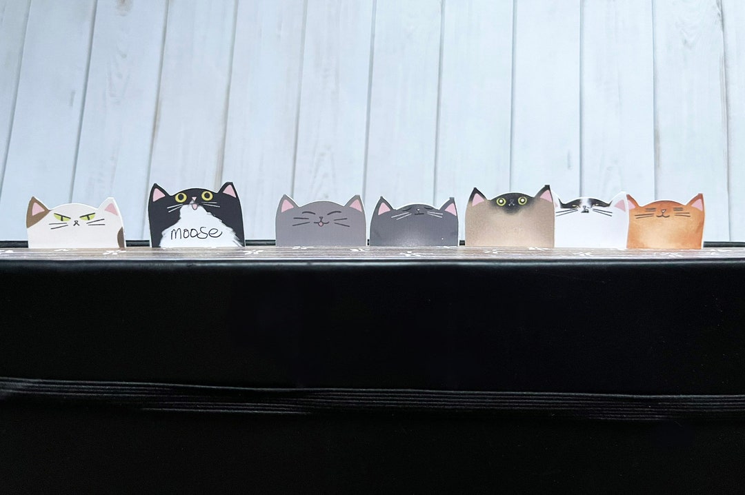 Tabby Cats Cat Tabs for Organization Cute Cat Tab Stickers - Etsy