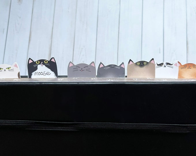 Tabby Cats Cat Tabs for Organization Cute Cat Tab Stickers - Etsy