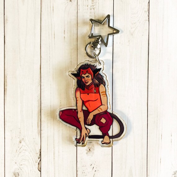 She-ra Catra acrylic charm cute | Etsy