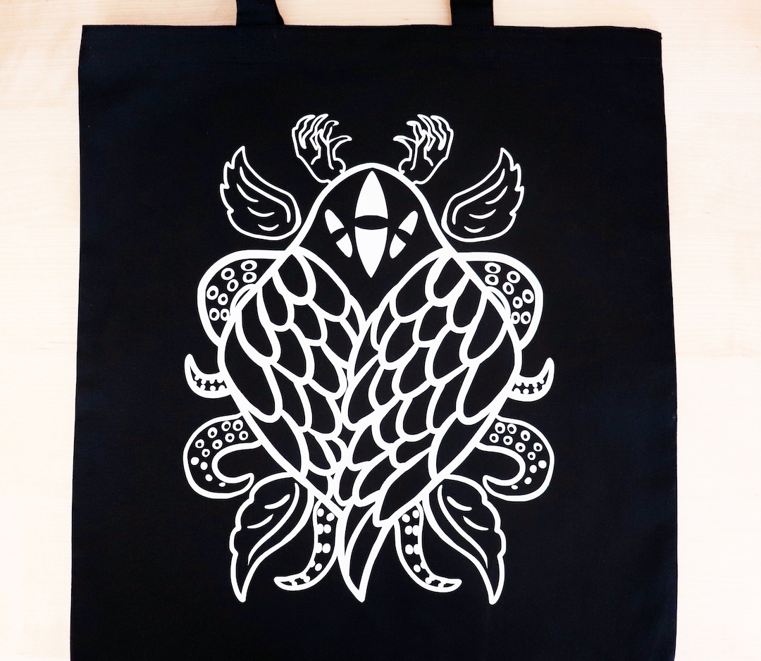 Late Night Cryptid Society Monster/ Cryptid Tote Bag - Etsy