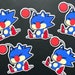 3" Sonic Moogle Matte Vinyl Sticker - Etsy