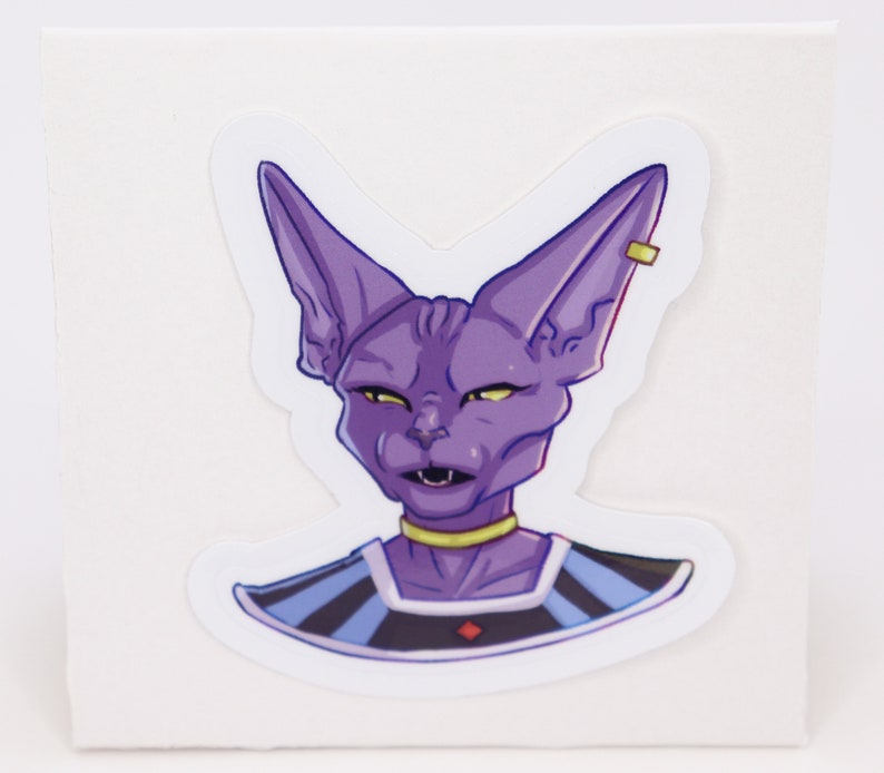 Lord Bingus beerus No Like Banana Cute 3 Vinyl Sticker - Etsy