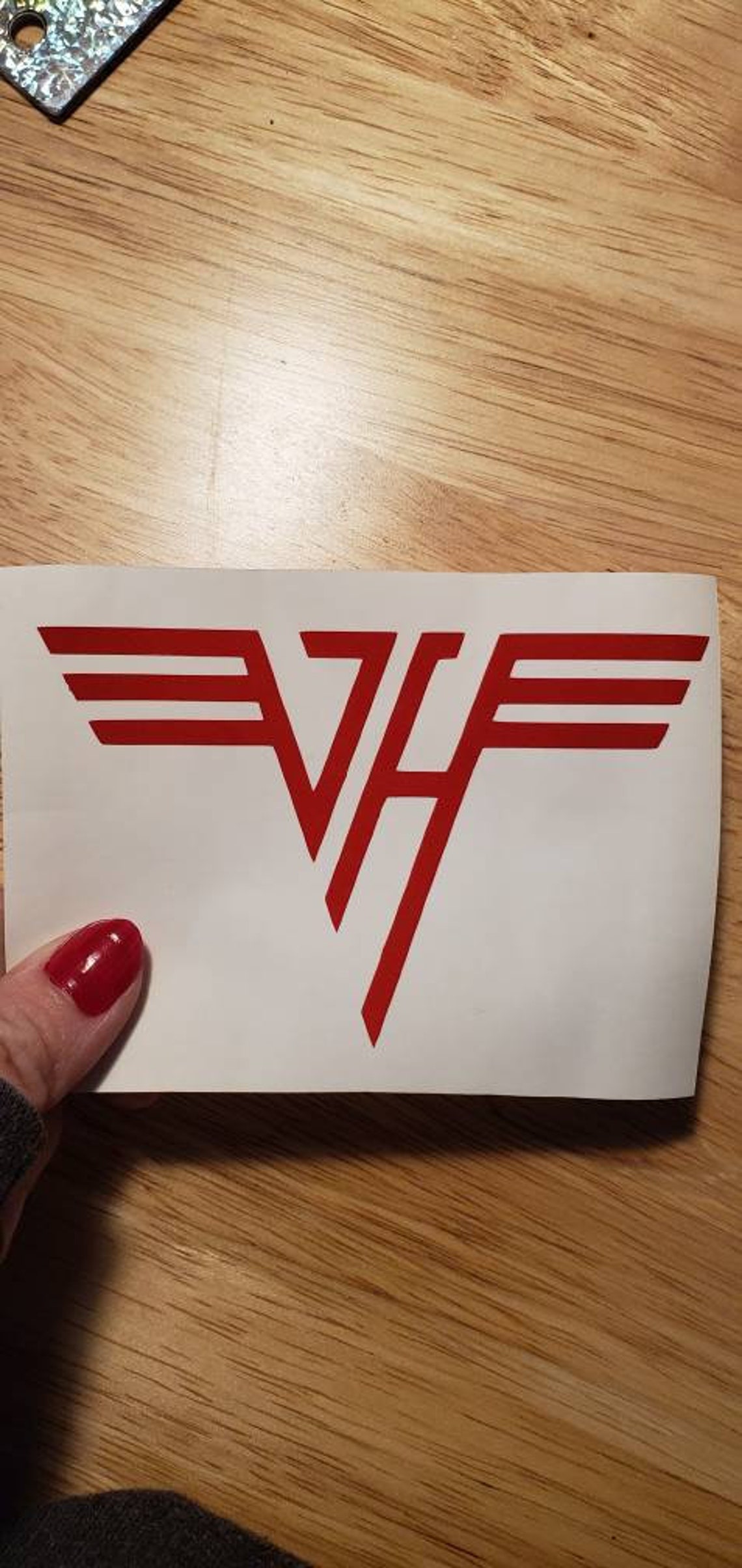 Van Halen Bumper Sticker, Car Decal, Van Halen, Vinyl Sticker, Stocking ...