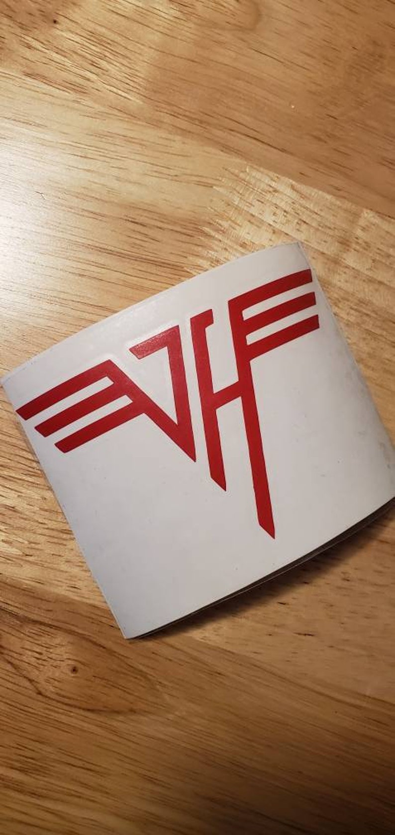 Van Halen Bumper Sticker, Car Decal, Van Halen, Vinyl Sticker, Stocking ...