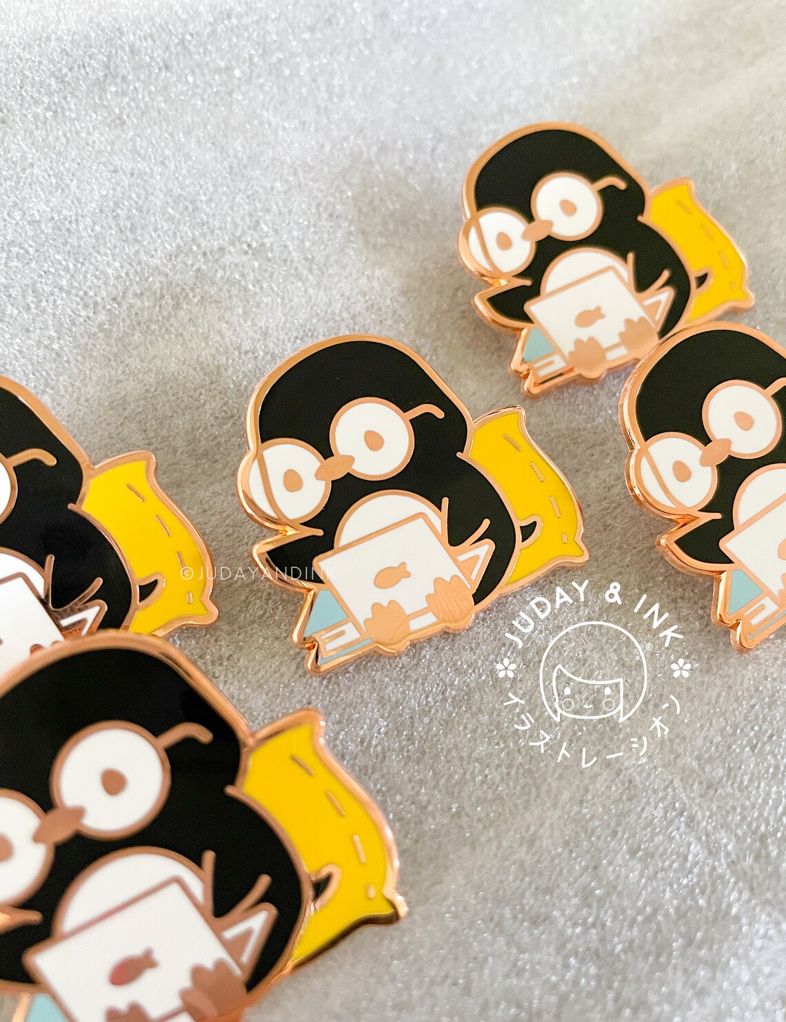 Nerdy Penguin Pin Kawaii Nerd Penguin Pin Work From Home - Etsy