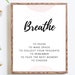 Breathing Therapy Printable, Mindfulness Poster, Counseling Office Wall ...