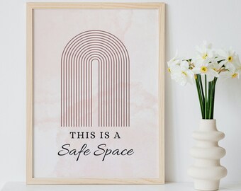 You Are Here Therapy Office Print,therapist Wall Decor,self Care Art ...