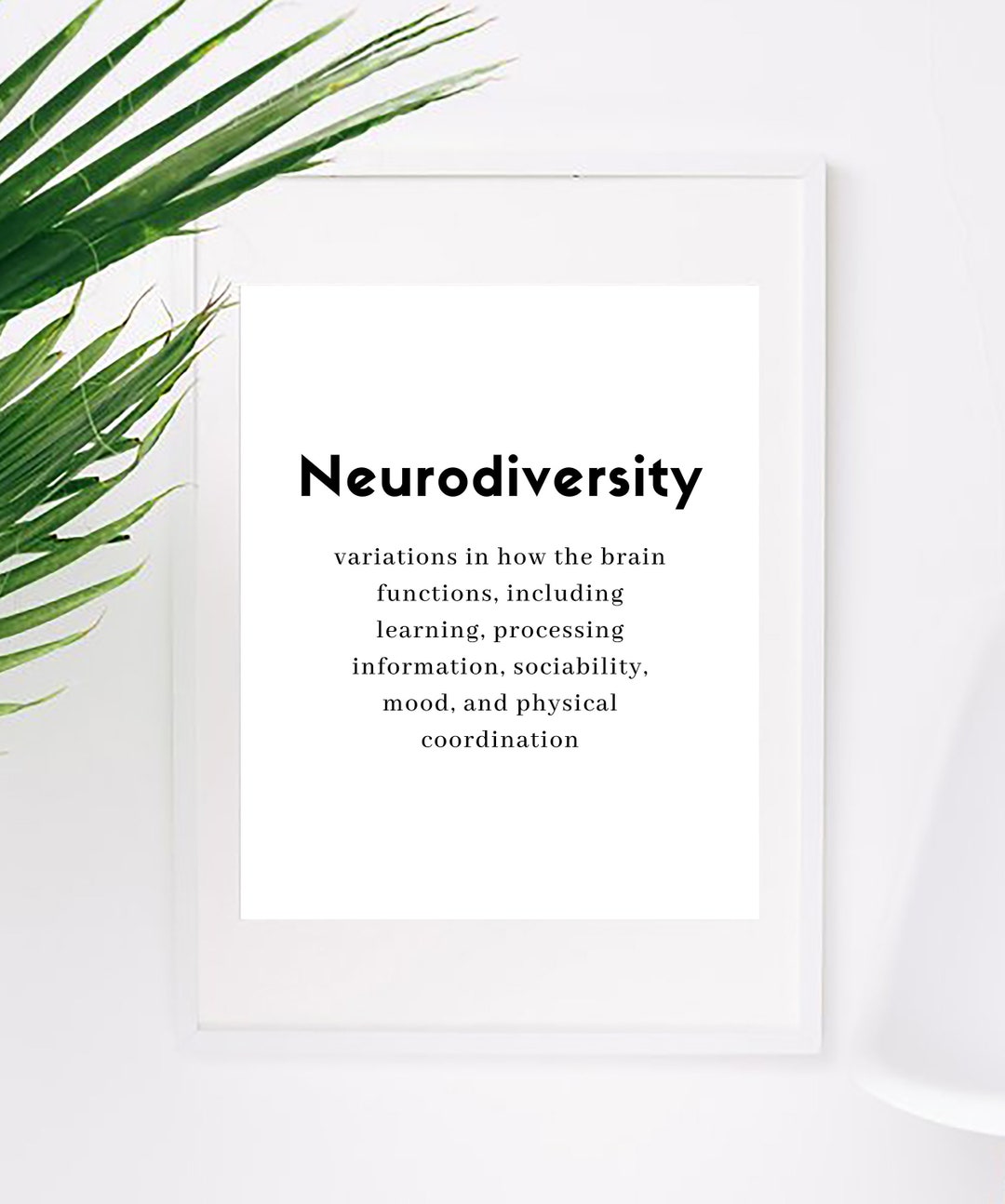 Neurodiversity Definition Digital Poster,we All Think Differently ...