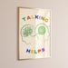 Talking Helps Poster,therapy Office Decor,counsellor Office Art,mental ...