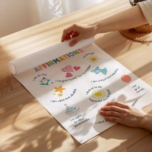 Positive Affirmation Poster Quote Therapy Office Decor Self Love Mental ...