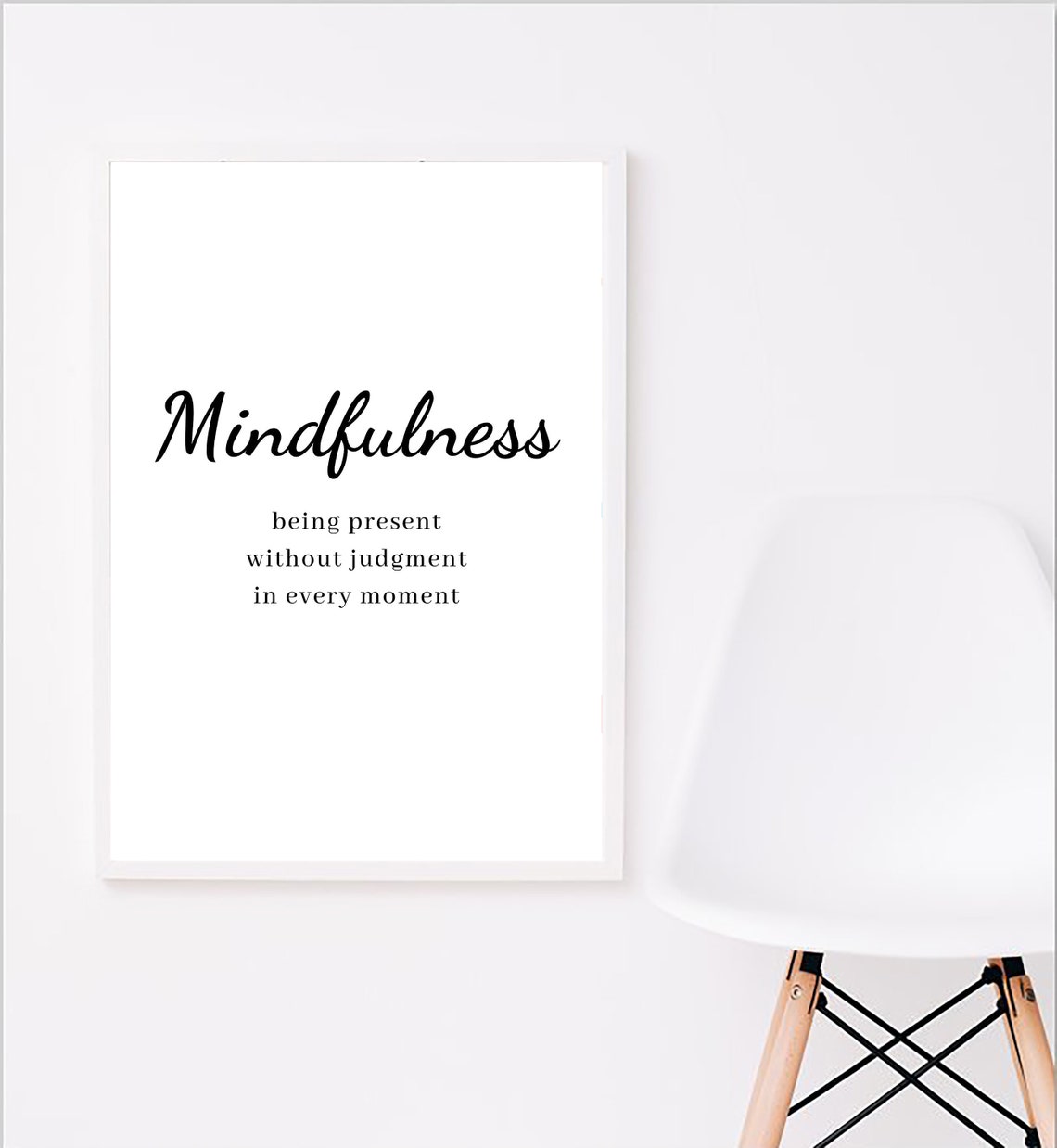 Mindfulness Definition Digital Poster Mindfulness Print - Etsy