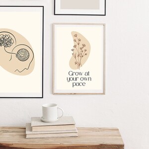 Boho Therapy Office Decor Posters,set of 11 Counseling Prints,therapist ...