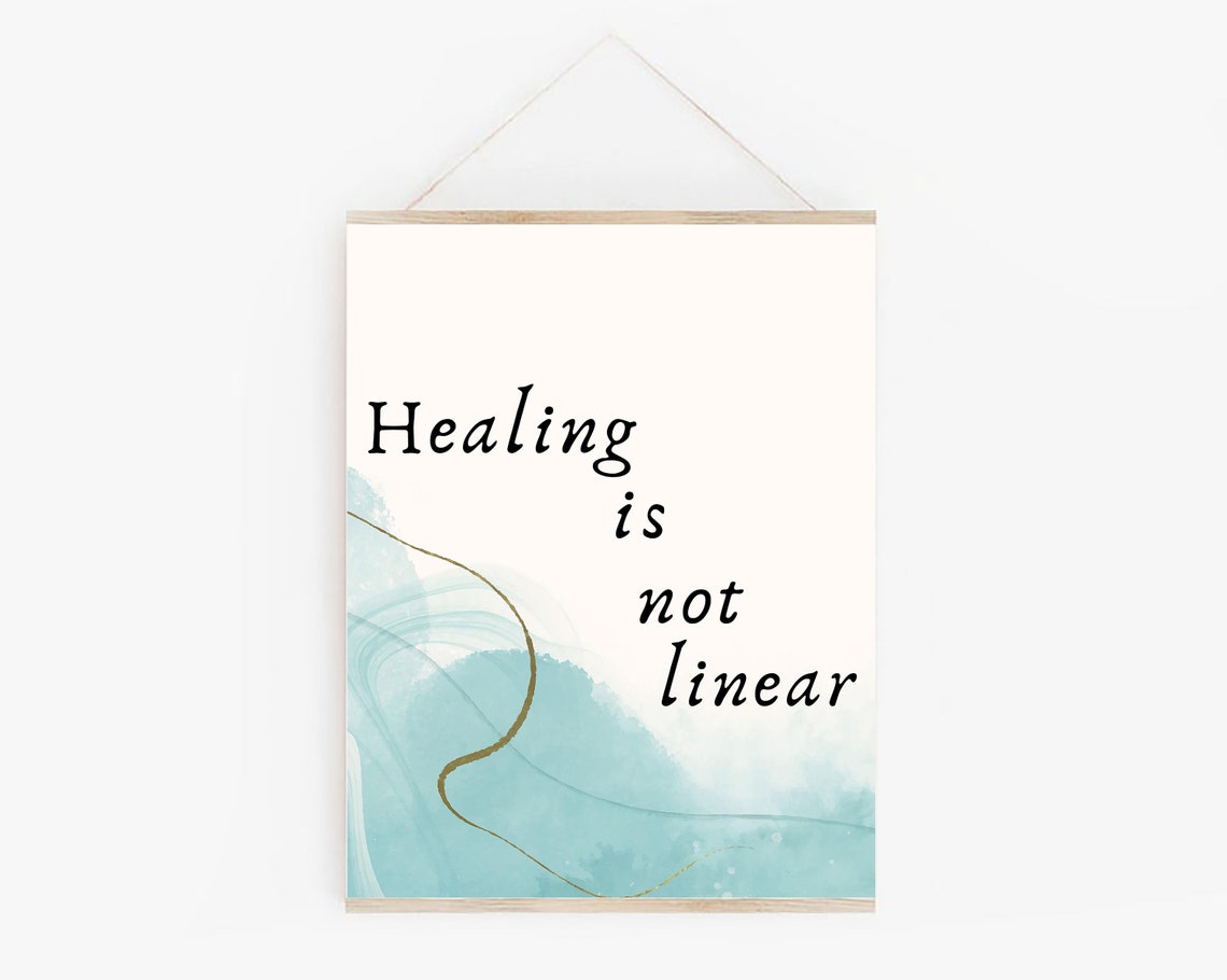 Healing is Not Linear Digital Printmental Health - Etsy UK