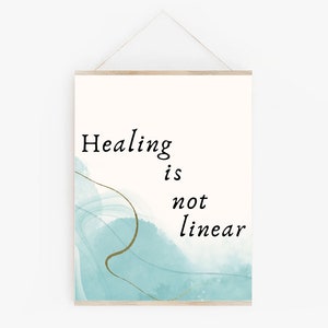 Healing is Not Linear Digital Printmental Health - Etsy