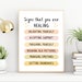 Growth Mindset Digital Poster, Positive Self Talk Print,therapist ...