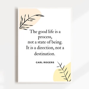 Carl Rogers Therapy Quote Digital Print,counselor Office Decor,school ...