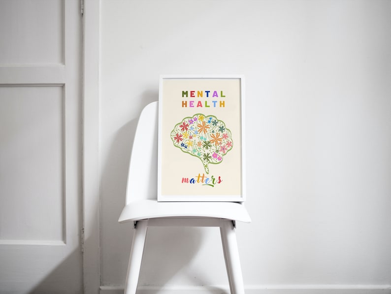 Mental Health Matters Poster Therapy Office Decor Counsellor - Etsy Mental Health Matters Poster Therapy Office Decor Counsellor - Etsy