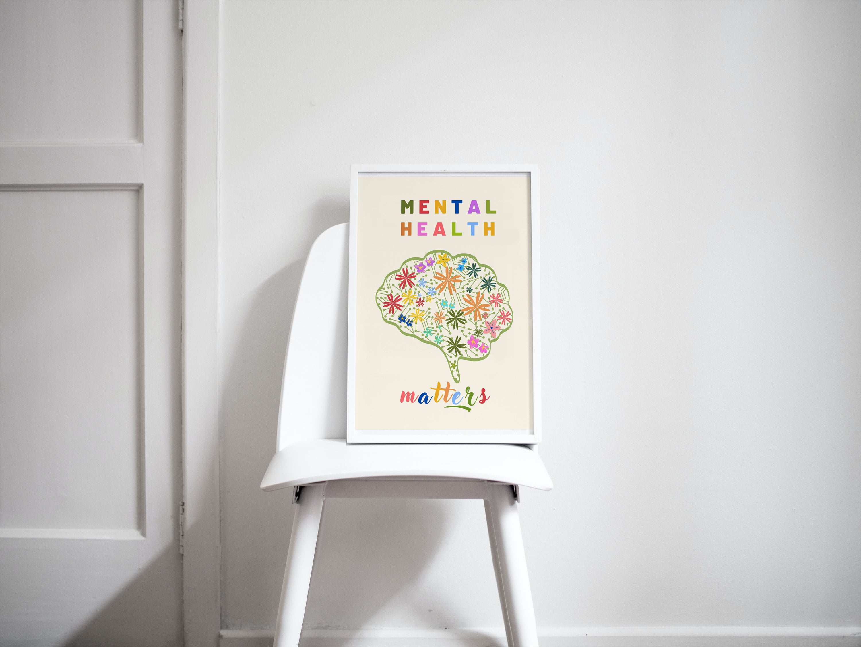 Mental Health Matters Poster Therapy Office Decor Counsellor - Etsy